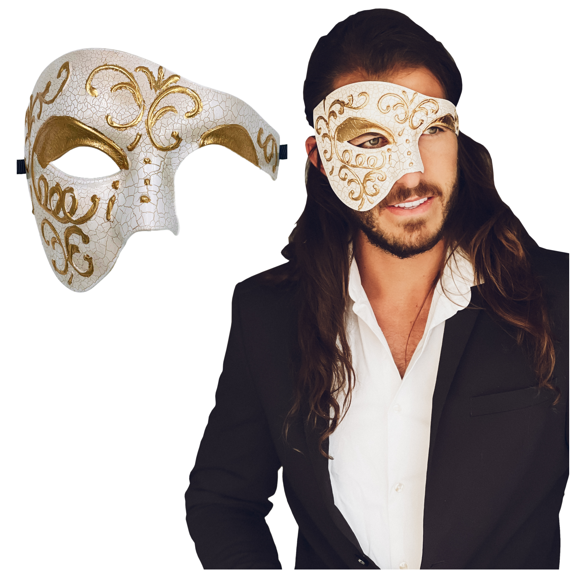 Unleash Your Inner Phantom: The Captivating Masquerade Mask for Men ...